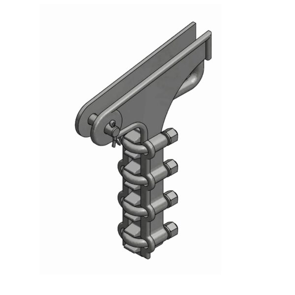 Grapa de Anclaje Tipo Pistola de 4 Pernos 120-300mm D1gr0519